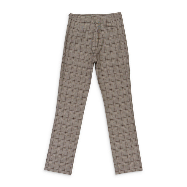 Callipygian Stretch Brown Narrow Pant | ShopSimon