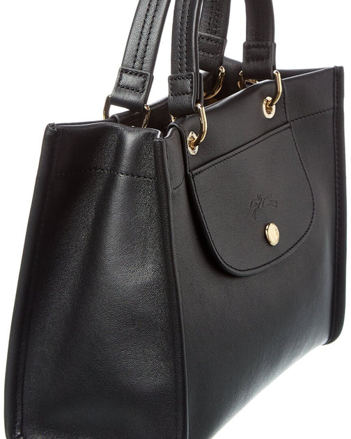 Longchamp Cabas Small Leather Handbag | ShopSimon