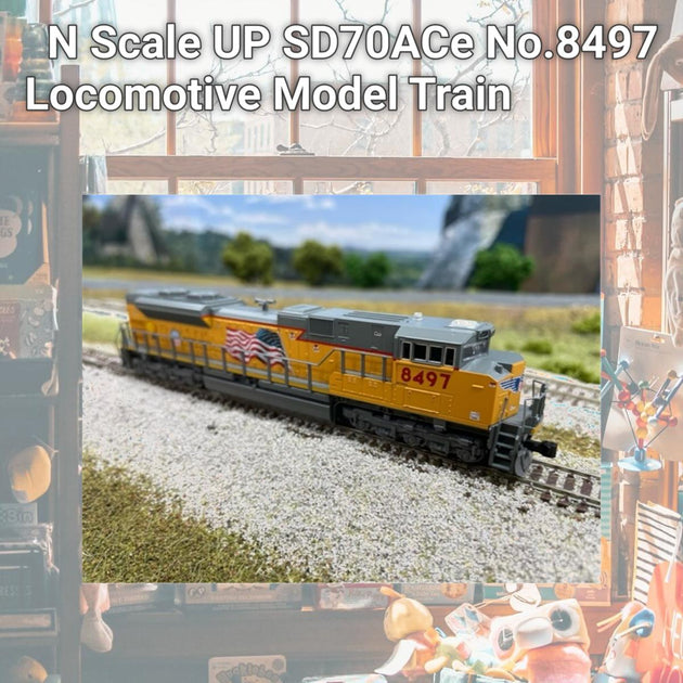 Kato N Scale Up Sd70ace No.8497 Locomotive Model Train | ShopSimon