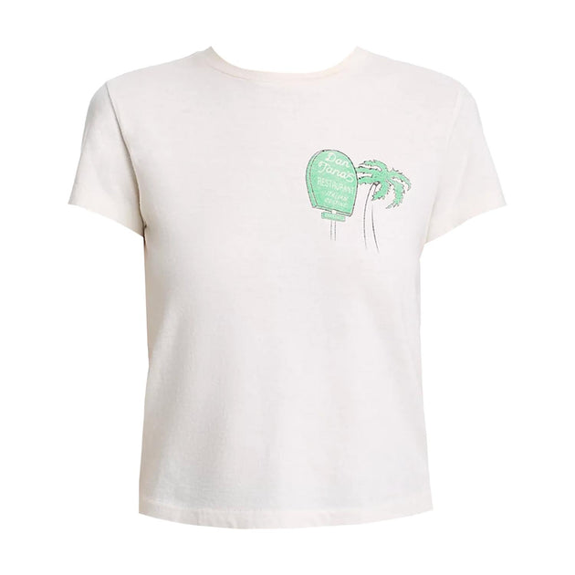 RE/DONE Classic Tee Dan Tana Sign In White | ShopSimon