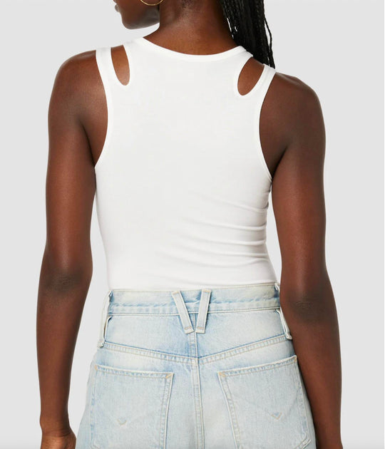 Hudson Cut Ouy Bodysuit In Black | ShopSimon