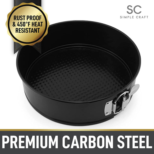 Zulay Kitchen Cheesecake Pan With Removable Bottom - Leak Proof Cake ...