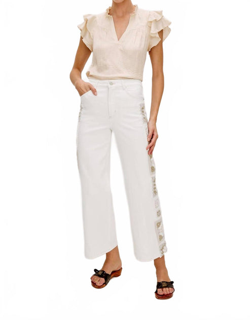 Rails Calista Top In Ivory | ShopSimon
