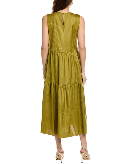 Lafayette 148 New York Two-tier Midi Dress | ShopSimon
