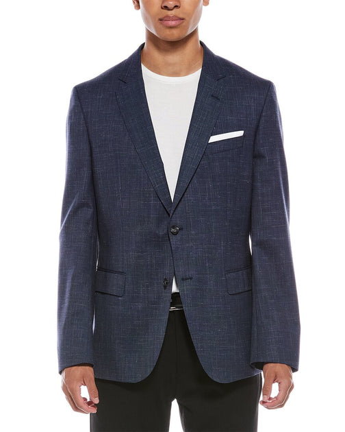 BOSS Hugo Boss Hutson Wool & Linen-blend Suit Jacket | ShopSimon