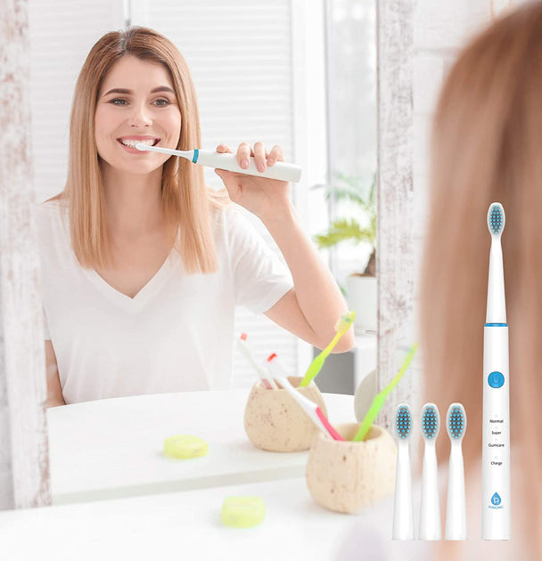 PURSONIC USB Rechargeable Sonic Toothbrush | ShopSimon