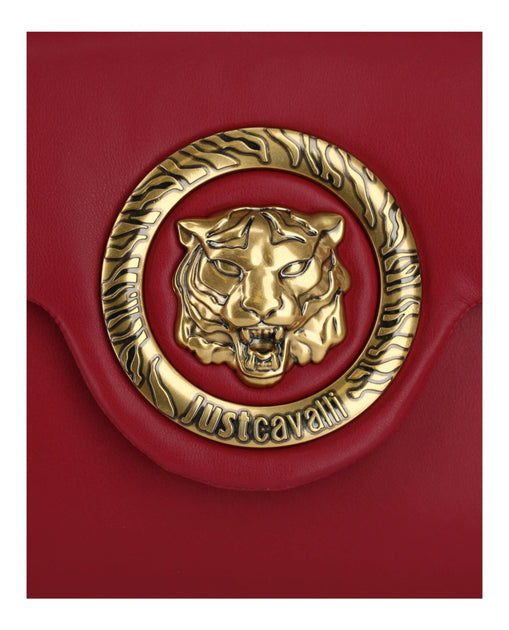 Just Cavalli Gold Chain Tiger Motif Crossbody | ShopSimon