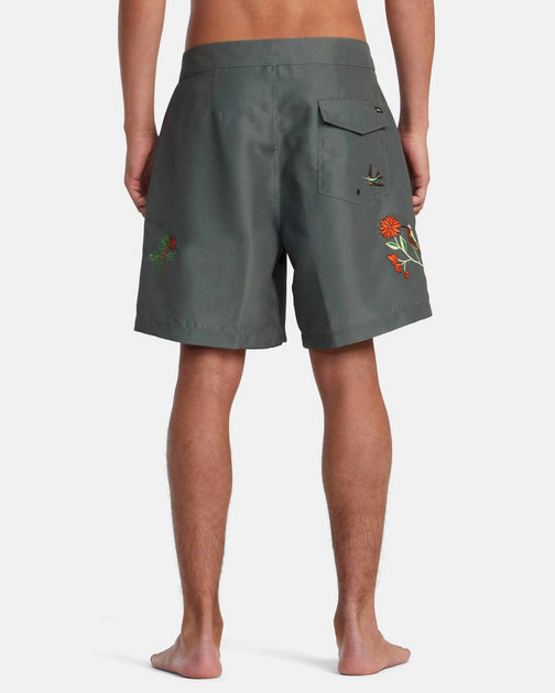 RVCA Men's Anytime Trunk Short In Green | ShopSimon
