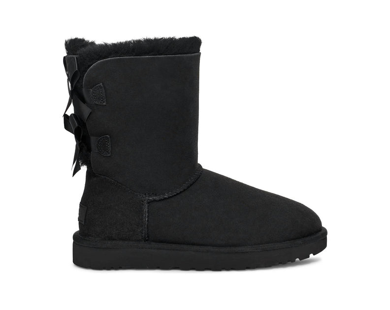 UGG Women's Bailey Bow Ii Casual Winter Boots In Black | ShopSimon
