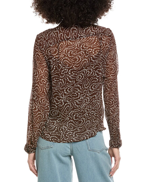 rag & bone Amaris Silk-blend Top | ShopSimon