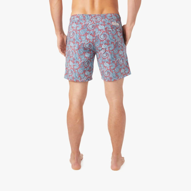 FAIR HARBOR Bayberry Trunk In Red Paisley | ShopSimon