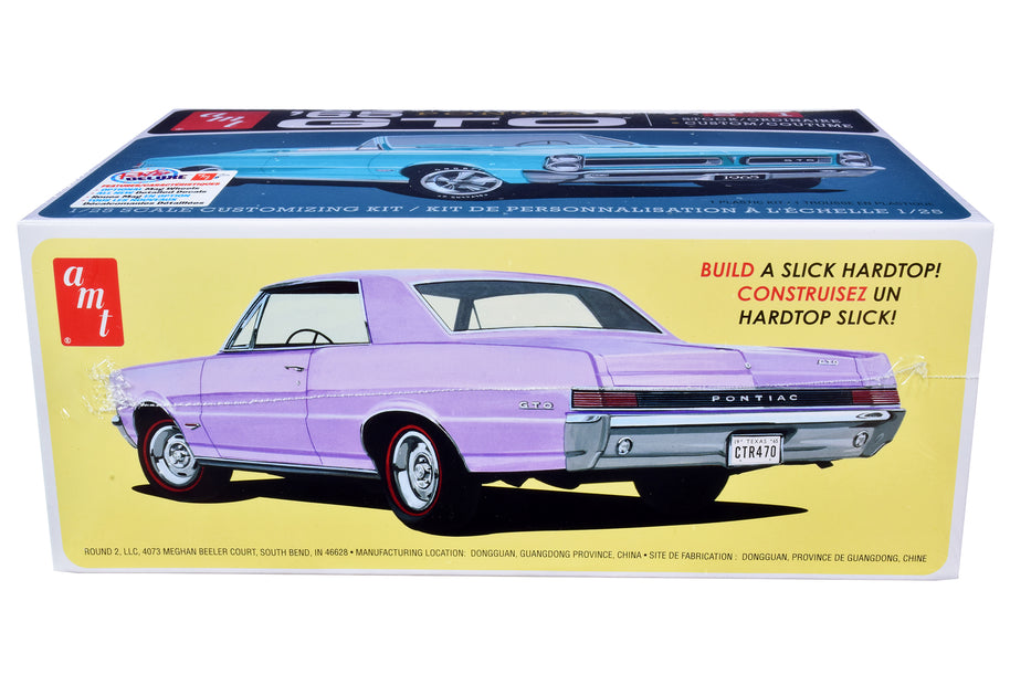 AMT Skill 2 Model Kit 1965 Pontiac Gto 2-in-1 Kit 1/25 Scale Model By ...