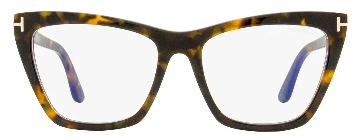 Tom Ford Women's Magnetic Clip-on Eyeglasses Tf5971-b 052 Dark Havana ...