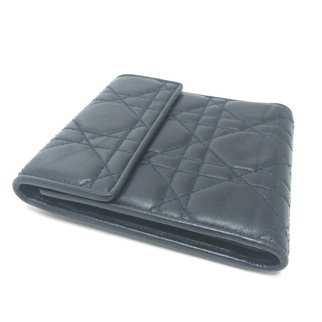 Christian Dior Cannage/lady Dior Leather Coin Purse/coin Case (pre ...