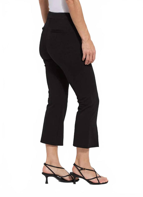 Lysse Chantae Split Ankle Kick Flare Pants In Black | ShopSimon