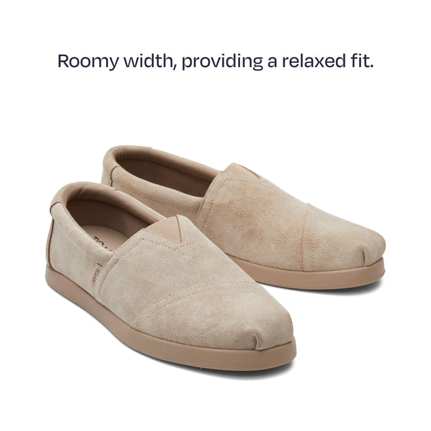 TOMS Shoes Alp FWD Taupe Distressed Suede | ShopSimon