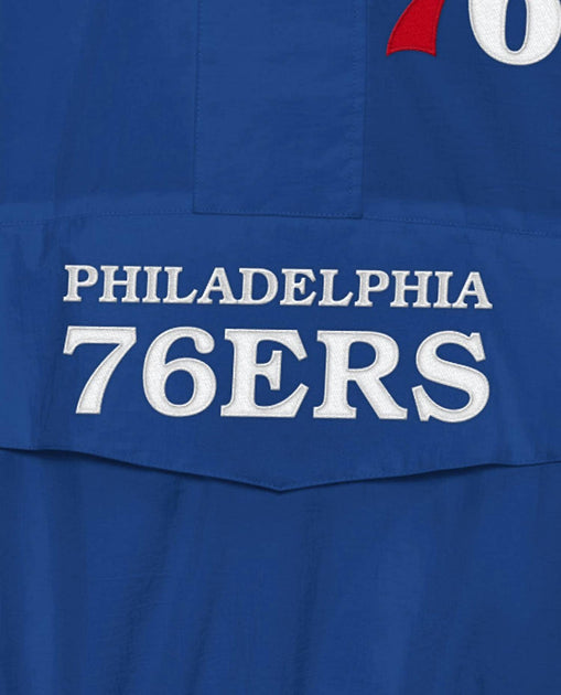 Starter Men's Philadelphia 76Ers Home Team Half-Zip Jacket In Blue ...