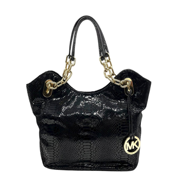 Michael Kors Patent Leather Tote Bag (pre-owned) | ShopSimon