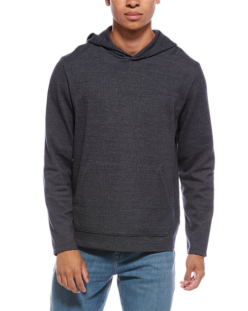 Vince Cross Hatch Birdseye Hoodie | ShopSimon