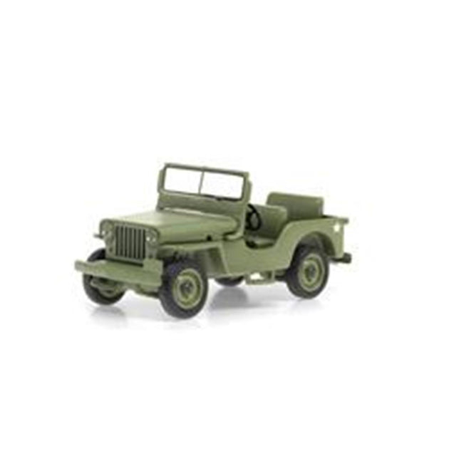 GreenLight 1949 Willys Cj-2a Jeep Model Car, 1-43 Scale | ShopSimon