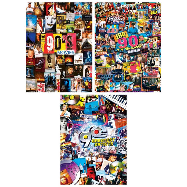 Masterpieces The 90s Puzzles 500 Piece - Pack Of 3 | ShopSimon