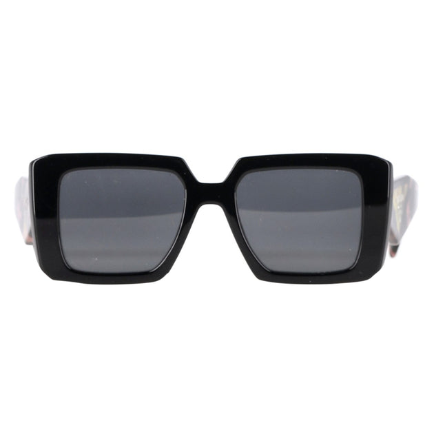 Prada Symbole Spr 23y Square Sunglasses In Black Acetate | ShopSimon