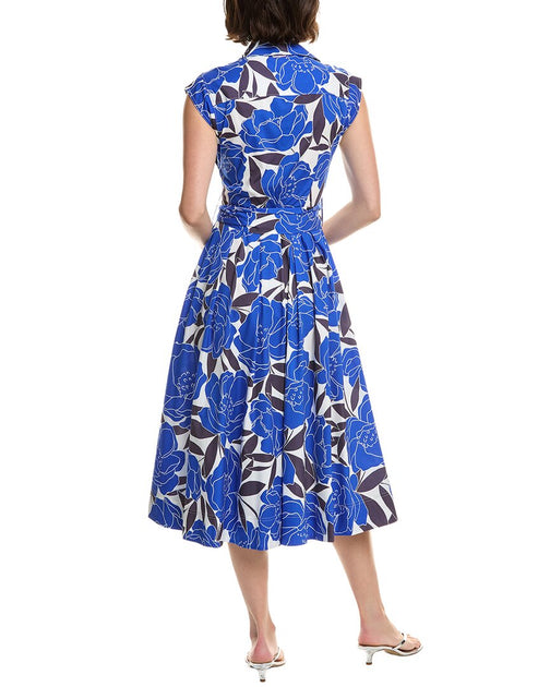 Milly Jules Floral Poplin Dress | ShopSimon