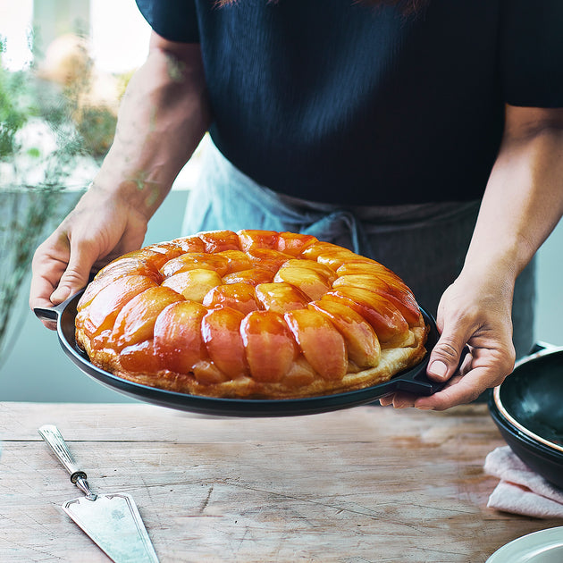 Emile Henry Delight 2.3 Quart Tart Tatin Set, Slate | ShopSimon