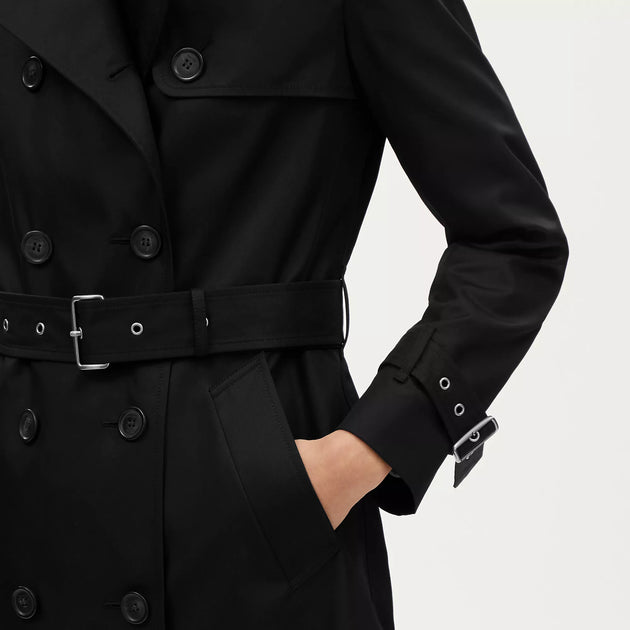 Coach Outlet Solid Mid Trench | ShopSimon