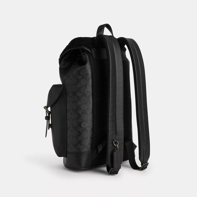 Coach Outlet Warner Backpack In Signature Canvas | ShopSimon