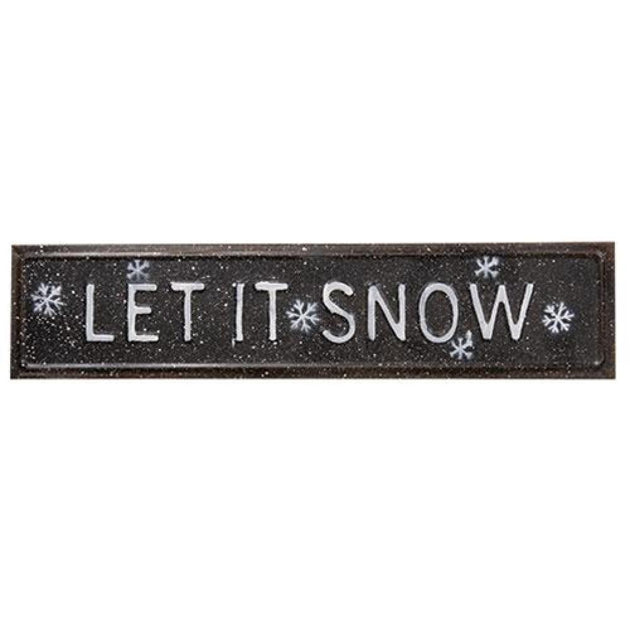 HomeGifo *Let It Snow Metal Sign | ShopSimon