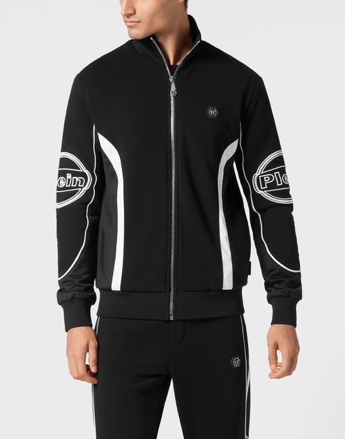 PHILIPP PLEIN Jersey Jogging Jacket LS Racing Club | ShopSimon