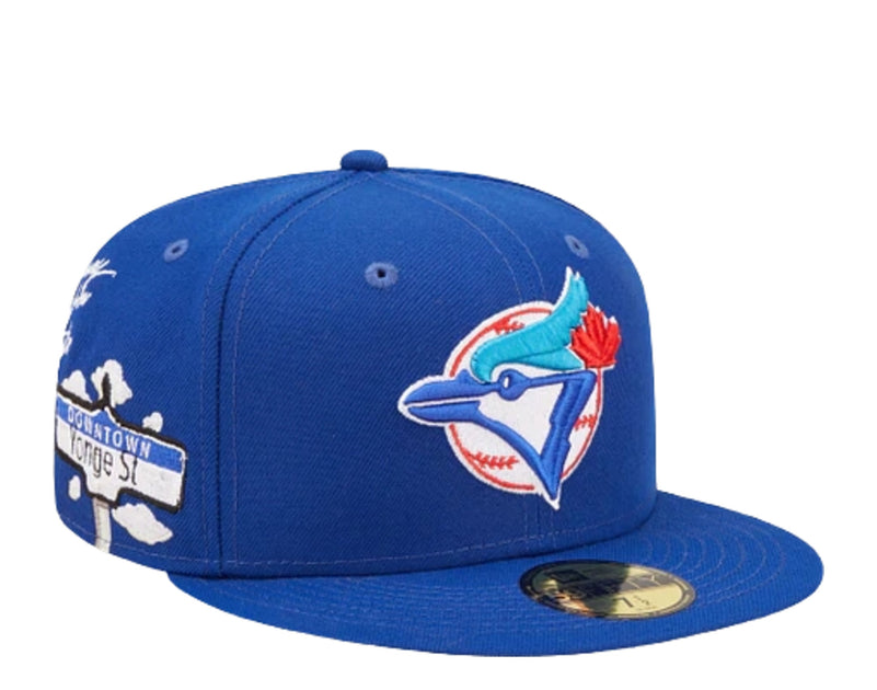 New Era 59fifty Mlb Toronto Blue Jays Cloud Icon Blue Fitted Hat ...