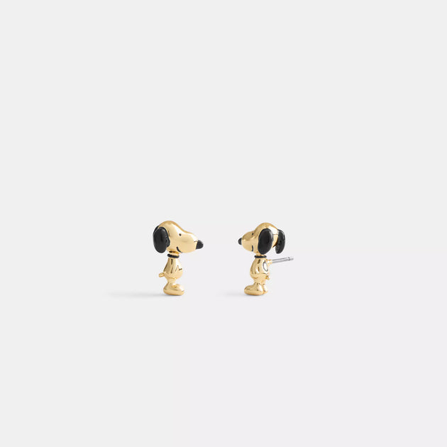 Coach Outlet Coach X Peanuts Snoopy Stud Earrings | ShopSimon