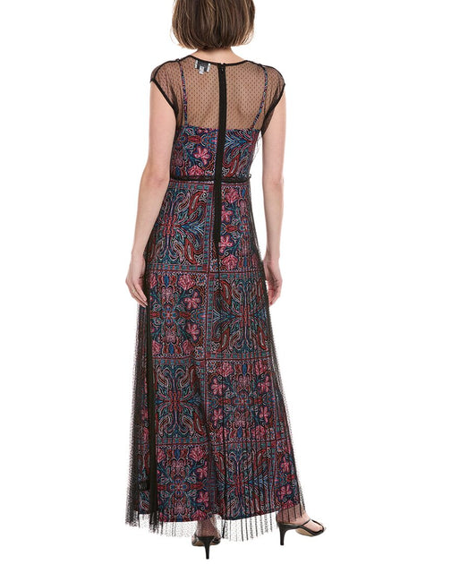 Johnny Was Justina Pleated Maxi Dress | ShopSimon