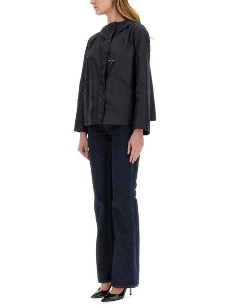 Fay Stretch Gabardine Caban | ShopSimon