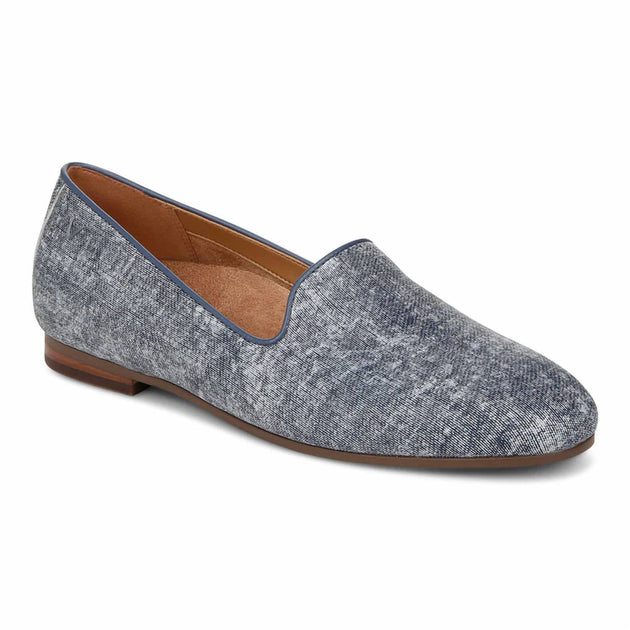 VIONIC Women Willa Ii Loafer In Denim | ShopSimon