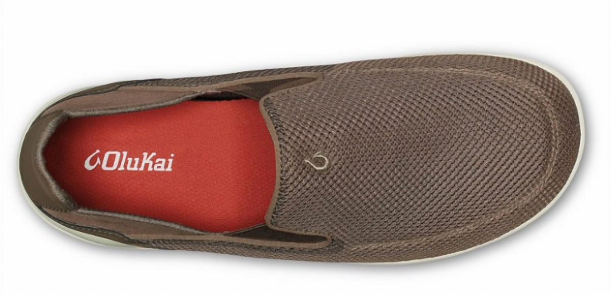 OluKai Men's Nohea Pae Boat Shoes In Mustang Mustang | ShopSimon