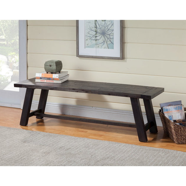 Alpine Furniture Newberry Bench, Salvaged Grey | ShopSimon