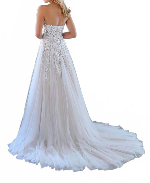 Stella York Strapless Ballerina Inspired Wedding Dress In Ivory ...