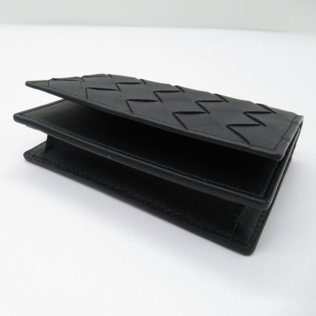 Bottega Veneta Leather Card Wallet | ShopSimon