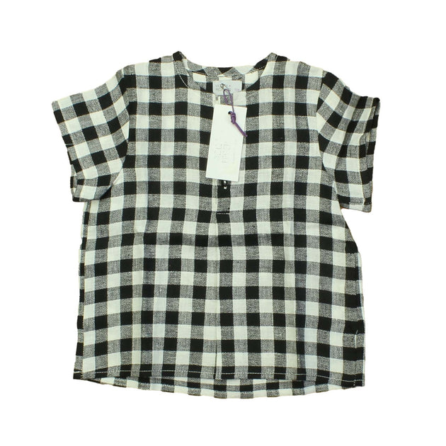 Violeta & Federico Unisex Black | White | Checks Shirt | ShopSimon