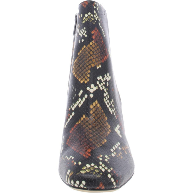 Circus by Sam Edelman Kate Womens Snake Print Square Toe Ankle Boots ...