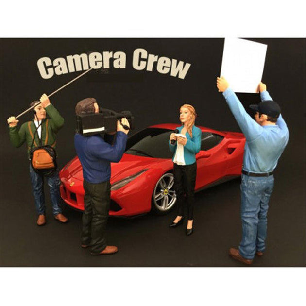 American Diorama Camera Crew Figure I Camera Man For 1-18 Scale Models ...