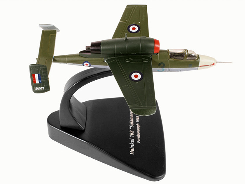 Oxford Diecast Heinkel 162 "salamander" Jet Fighter Farnborough England ...