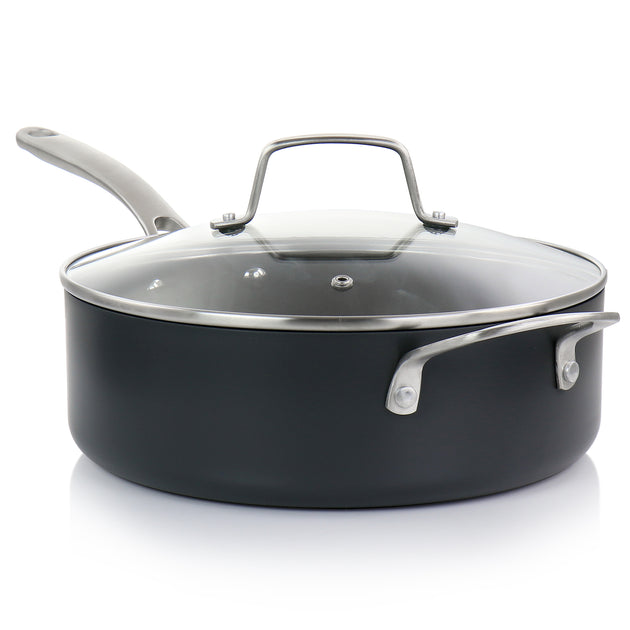 Martha Stewart 10 Piece Nonstick Hard Aluminum Cookware Set in Matte ...
