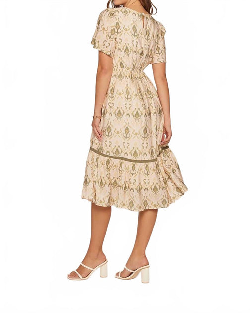 Tea N Rose Tippi Dress In Cream | ShopSimon