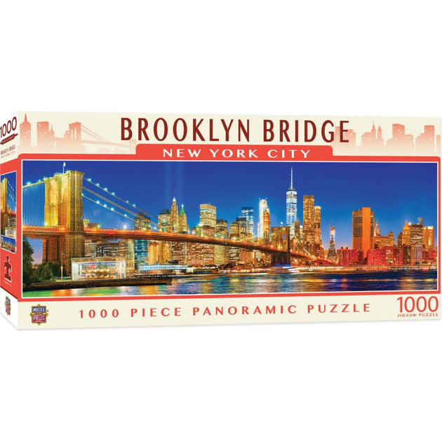 Masterpieces Blakeway Panoramas Brooklyn Bridge Panoramic Puzzle 1000 ...