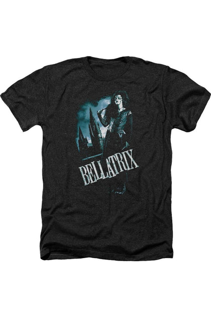 Gildan Harry Potter Bellatrix Full Body Adult Heather Tee / T-Shirt ...