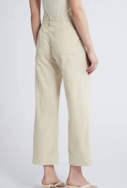 AG Jeans Saige Wide Leg Crop Pants In Opal Stone | ShopSimon